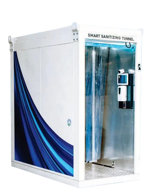 Afrimedical - Products - Smart Sanitizing Tunnel - Full Option